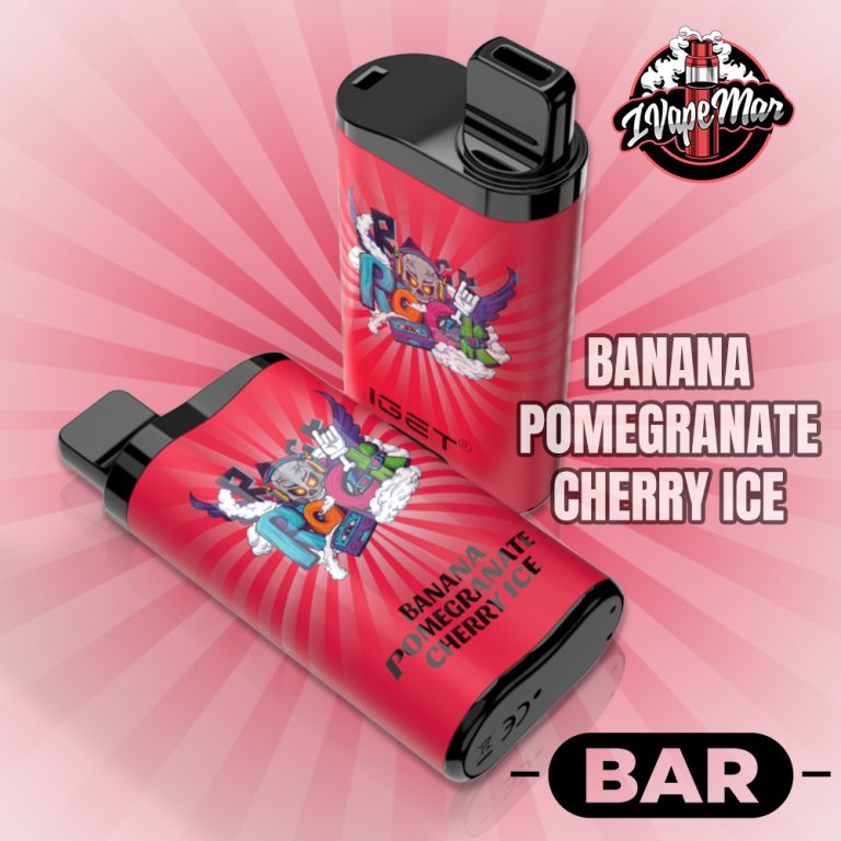 IGET BAR BANANA POMEGRANATE CHERRY ICE IGET BAR BANANA POMEGRANATE CHERRY ICE